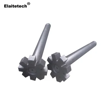 Aluminum Casting Degassing Anti-oxidation Carbon Graphite Rotor Shaft ...