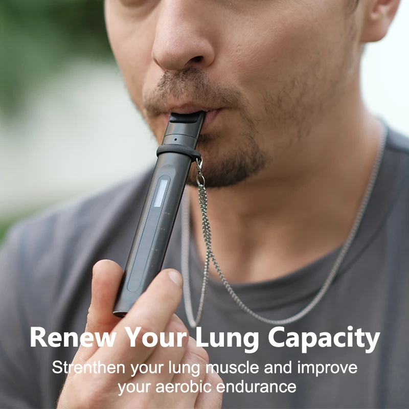 Portable Breath Training Device - Efficient Lung Exercise