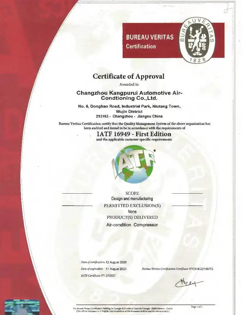 6ses14c Ac Compressor For Hyundai Sonata 15-17 / Kia Optima 97701c2000 ...