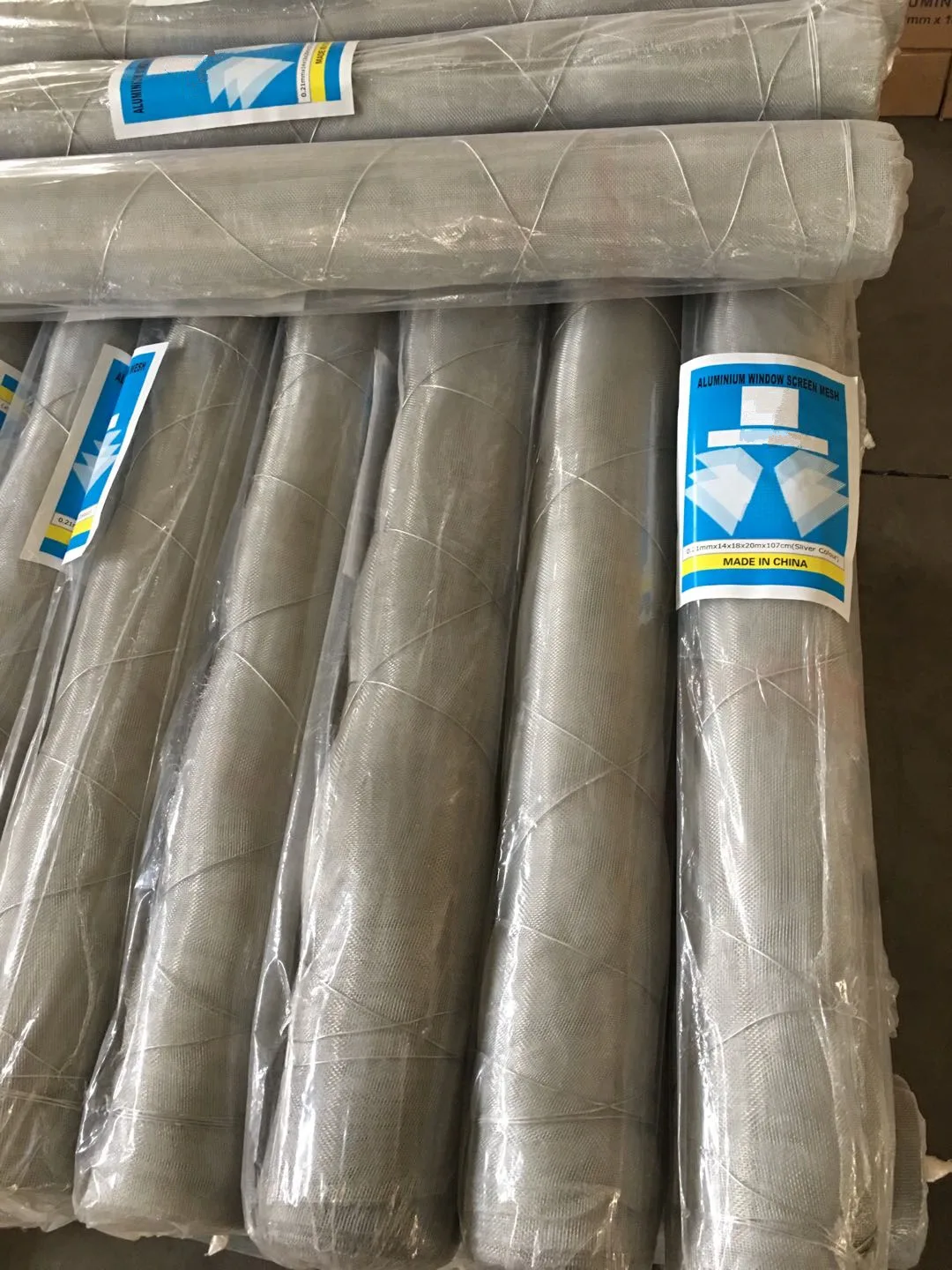 High Quality Aluminium Fly Screen Mesh 18x16 Mesh Aluminium Wire ...
