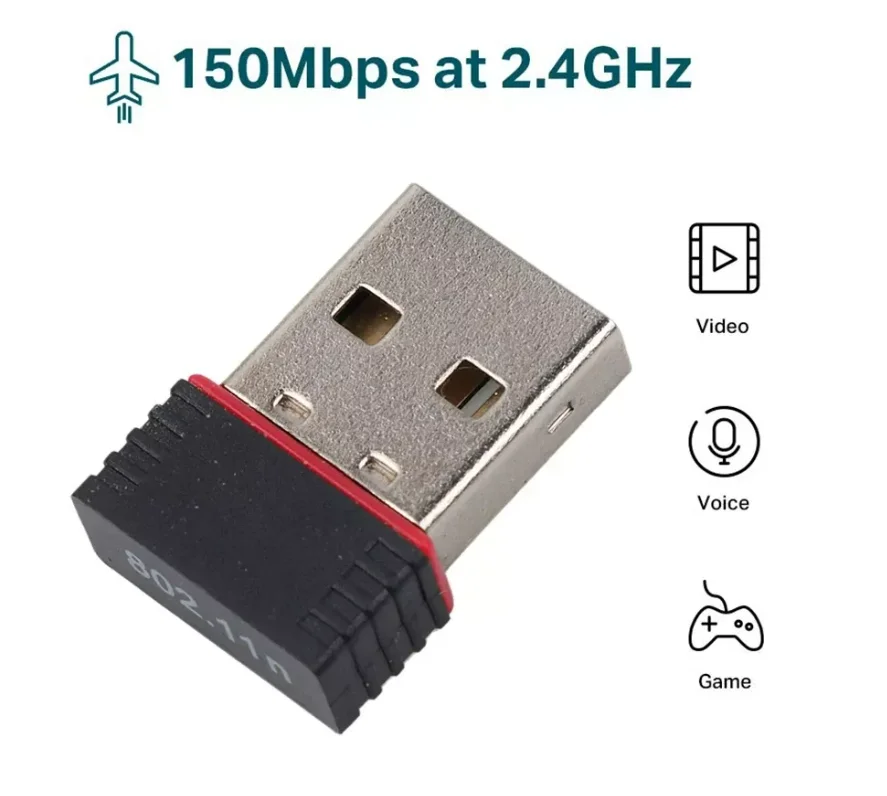 Mini Realtek Rtl8188ftv Usb 2.0 Wifi Adapter 11n 150mbps - Buy Built-in ...