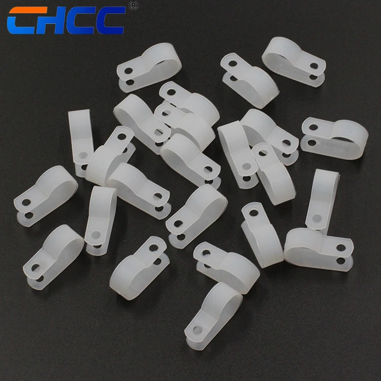 Fastener Nylon Plastic Cable Clamp (94v-2) R Type Cable Clamp High ...