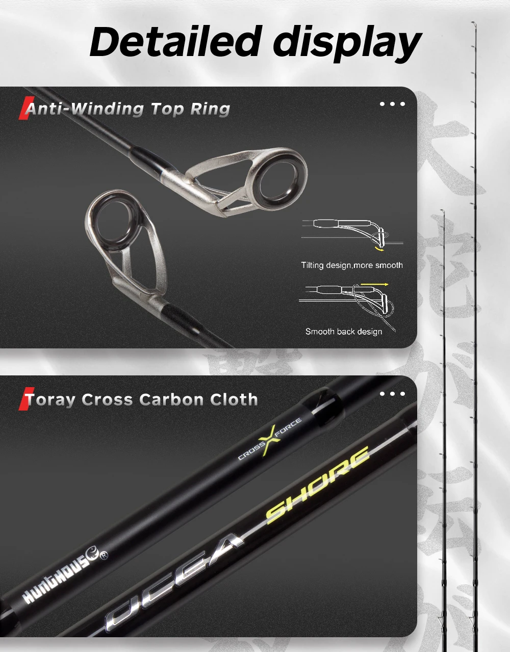 High Quality Carbon Fuji Ring 2.88m Spinning Rod Fuji Reel Seat Jigging ...