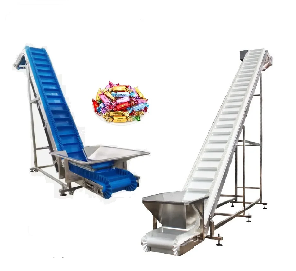Z Type Incline Pvc PU pp Modular Belt Conveyor Discharge Take off Take ...