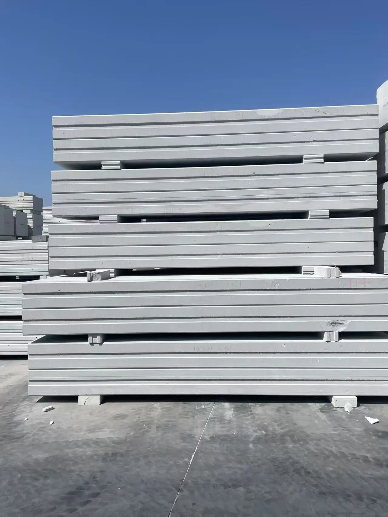 Alc Block Aerted Concrete Wall Panel for Construction Aluminium Powder ...