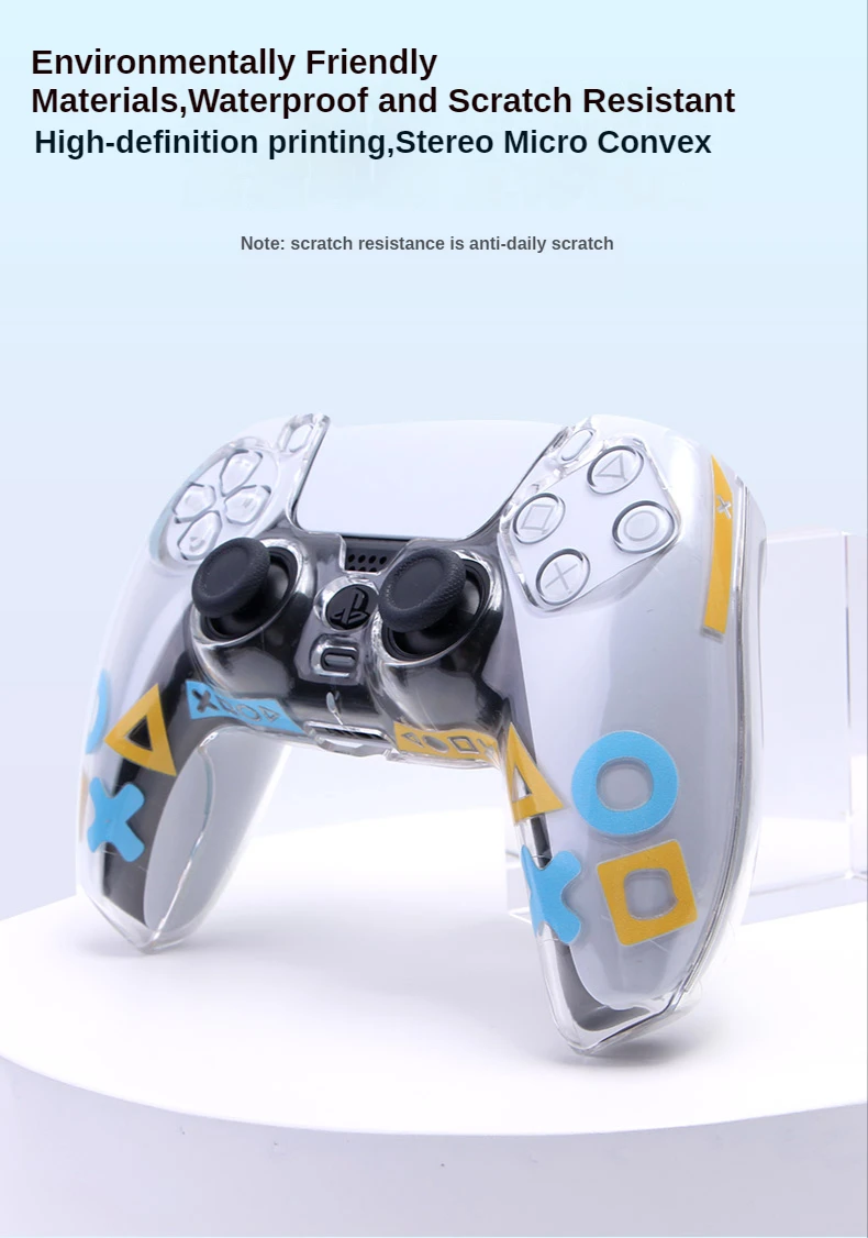 Game Controller Crystal Protective Sleeve Limited Theme Anti-Fall ...
