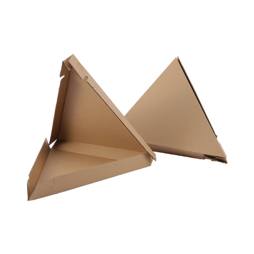 Customized Pizza Slice Box Disposable Crepes Waffle Cone Packaging ...