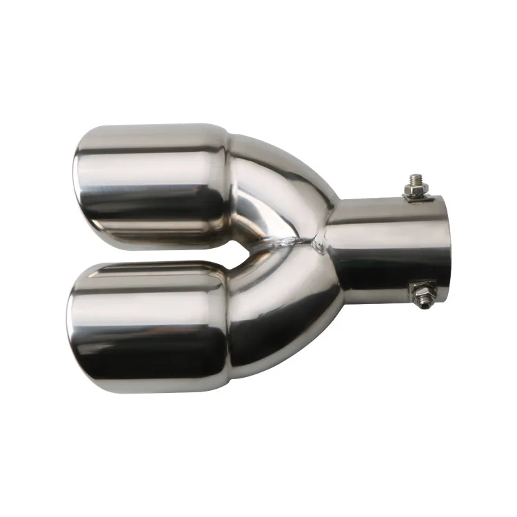 Modified Double Pipe Exhaust Pipe Car Decorative Tail Throat Muffler ...