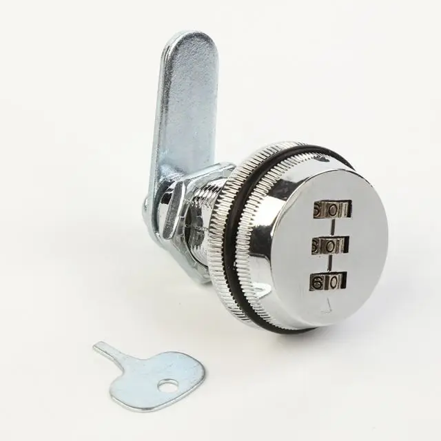 Superior Quality 3 Digit Mechanical Combination Round Cam Lock ...