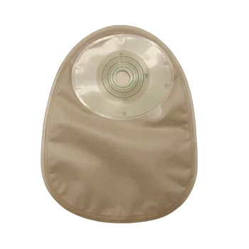 One-piece Colostomy Bag Ostomy Bag With Opaque Non-woven Fabric Outer ...