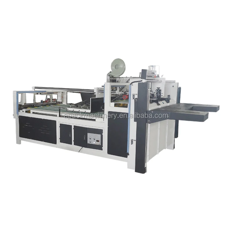 Semi-auto Carton Box Folding Gluing Machine - Buy Semi-auto Carton Box ...