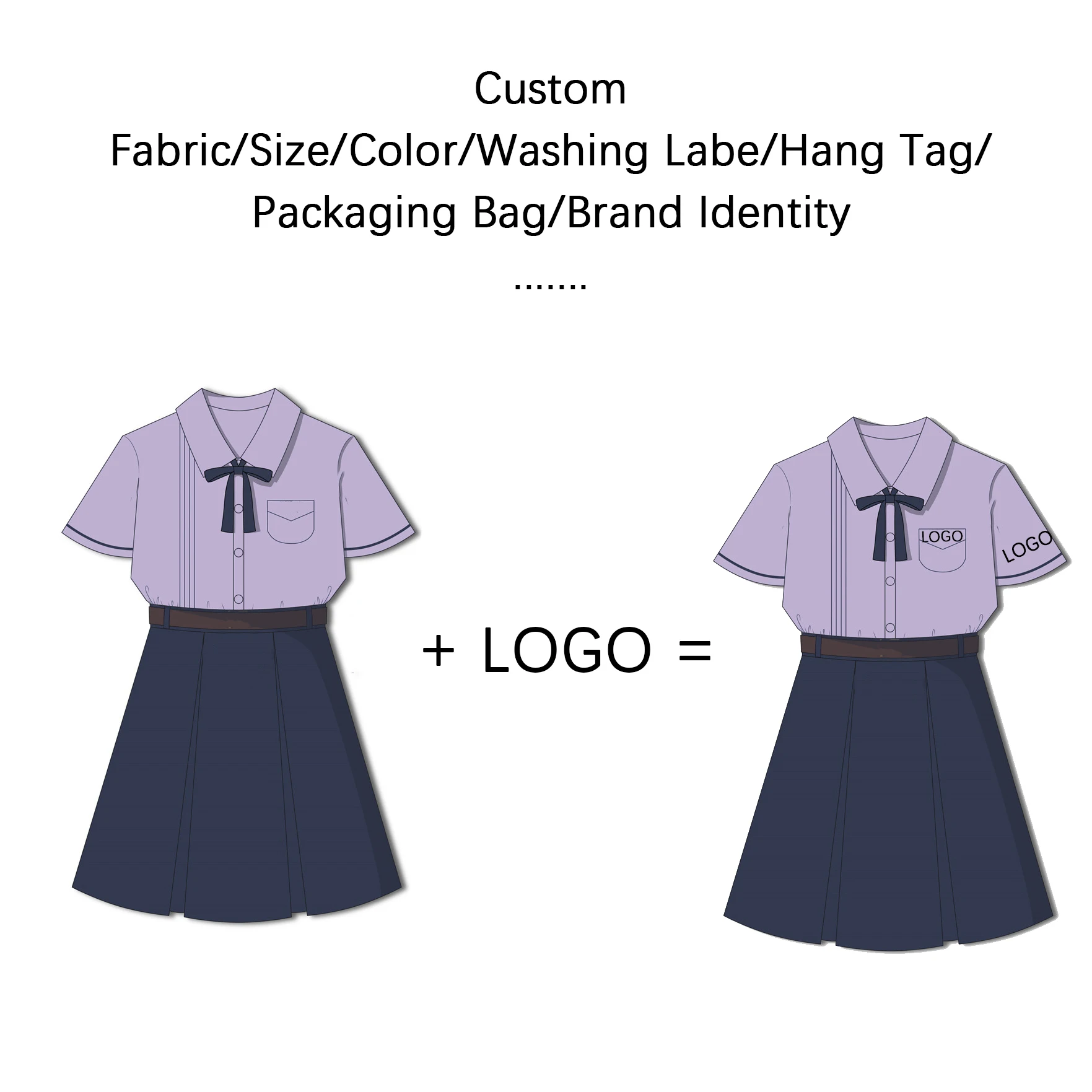 Manufacture Custom Oem Wholesale Primary Children Kid Uniform Set High ...