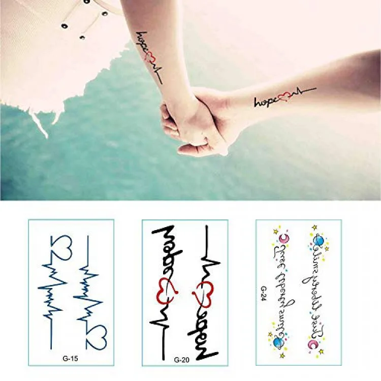 Temporary Tattoo Stickers - Gambar Tato Kecil & Kleine Tattoos Frauen