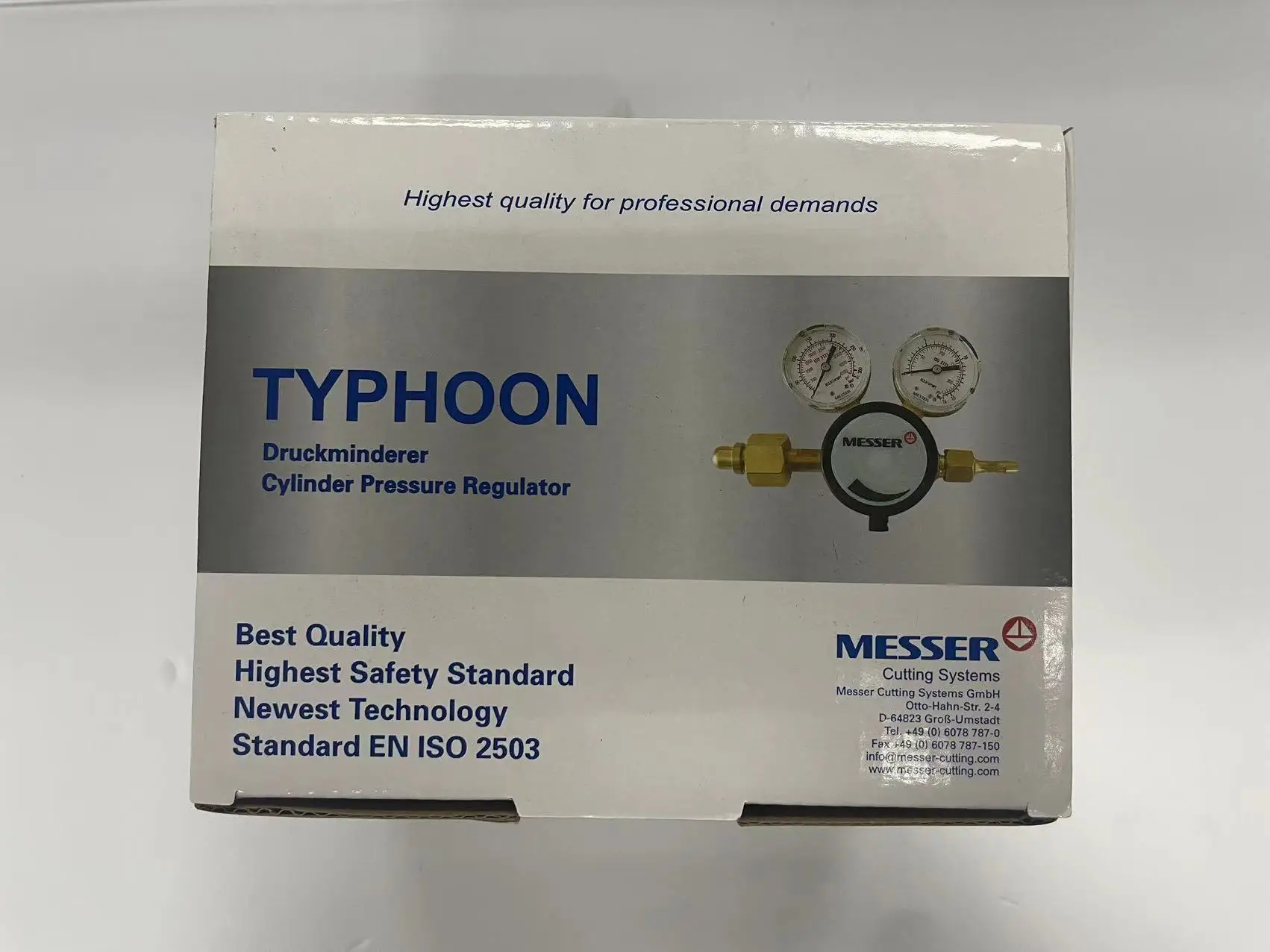 Messer 77021773 High Quality Typhoon Nitrogen Pressure Regulator Dual ...