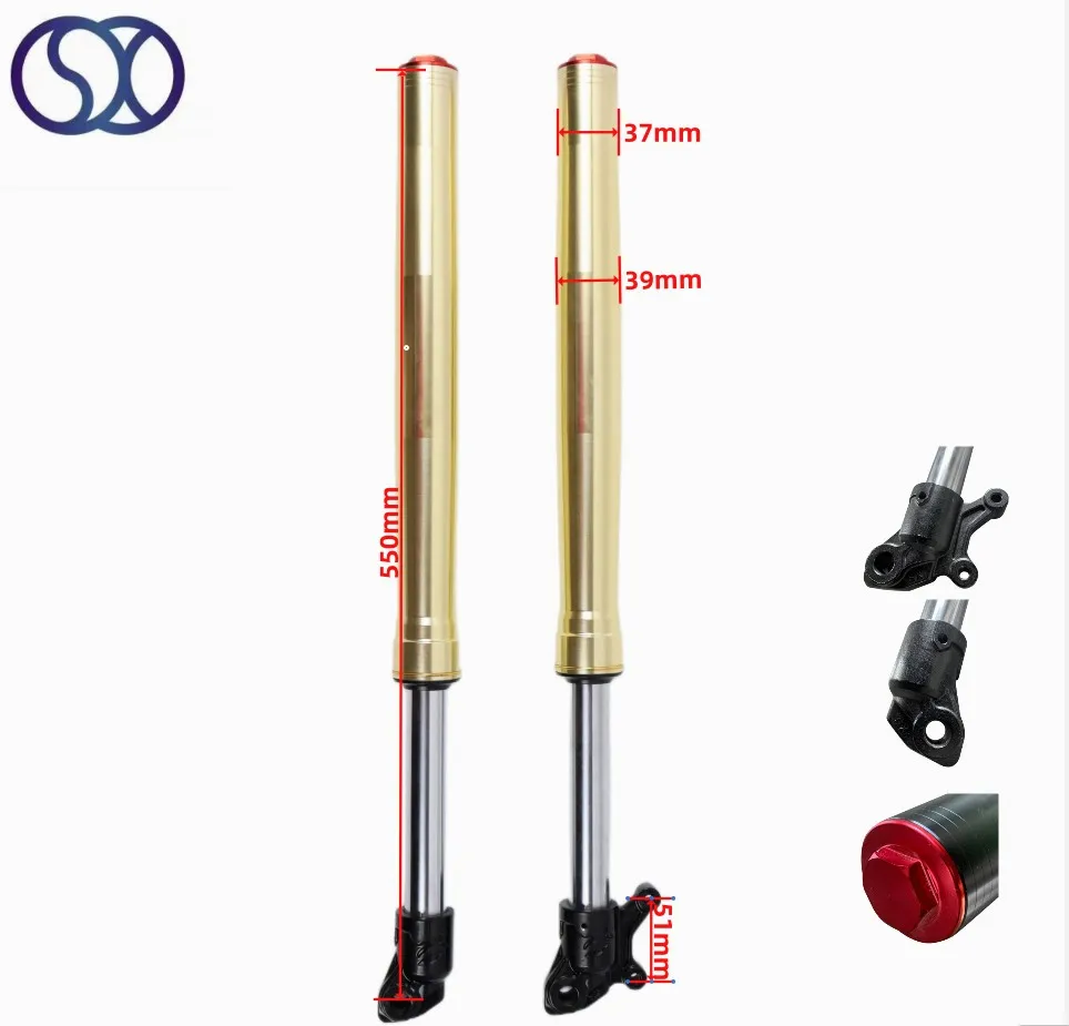 Alibaba.com: Not Adjustable 550mm 630mm Inverted Hydraulic Front Shock ...
