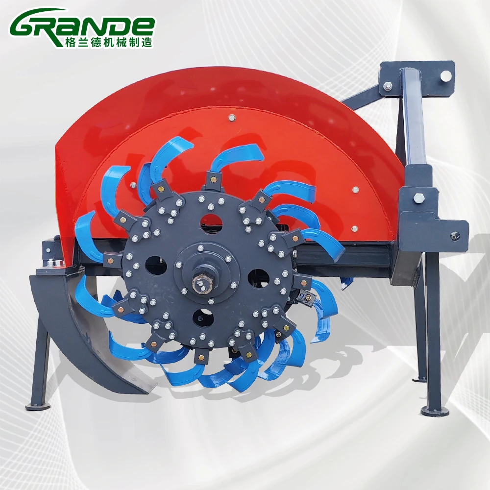 Farm Implement Tractor Mounted Double Disc Trench Digging Machine With ...