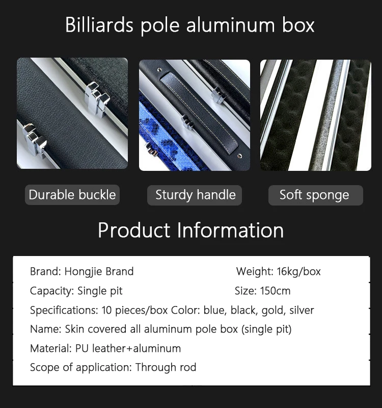 Billiards Club Box Nine Ball Billiards Club Barrel 1/2,3/4,Through Rod ...