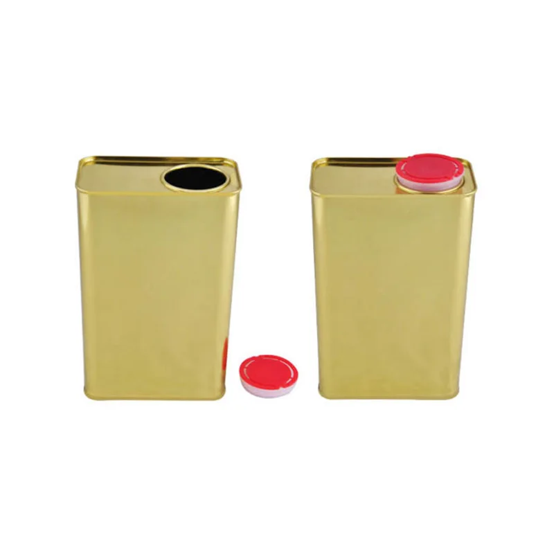 Hot Sale Empty Coffee Bean Can Square Rectangle Metal Cans For Tea ...