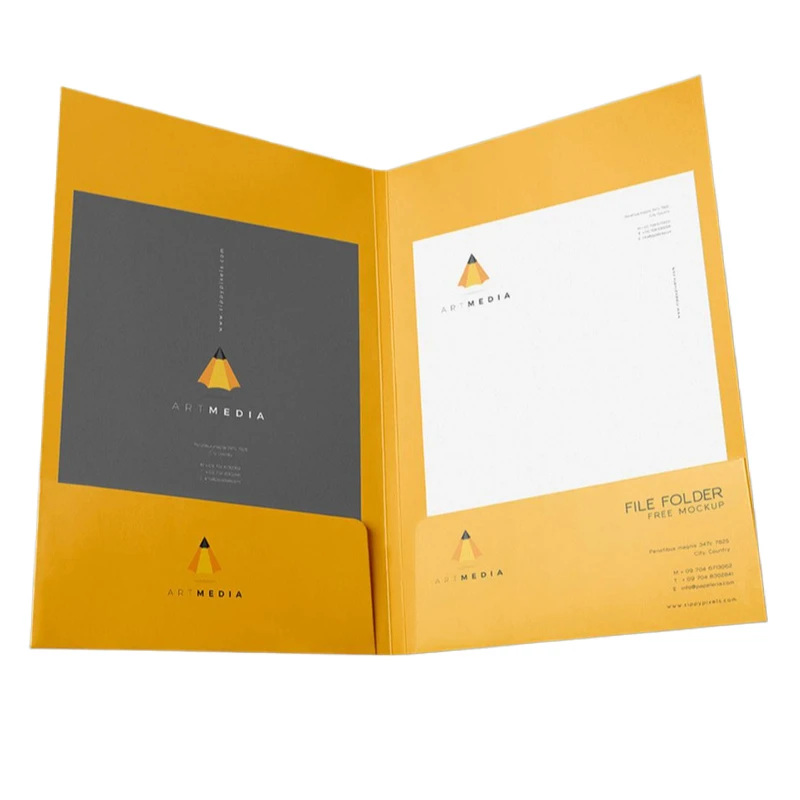 Custom Printed A5 A4 Presentation Folders - Juhui Quality