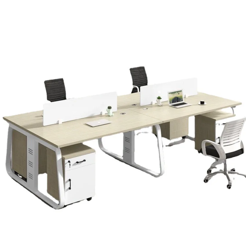 Modern finance office office partition desk, commercial office ...