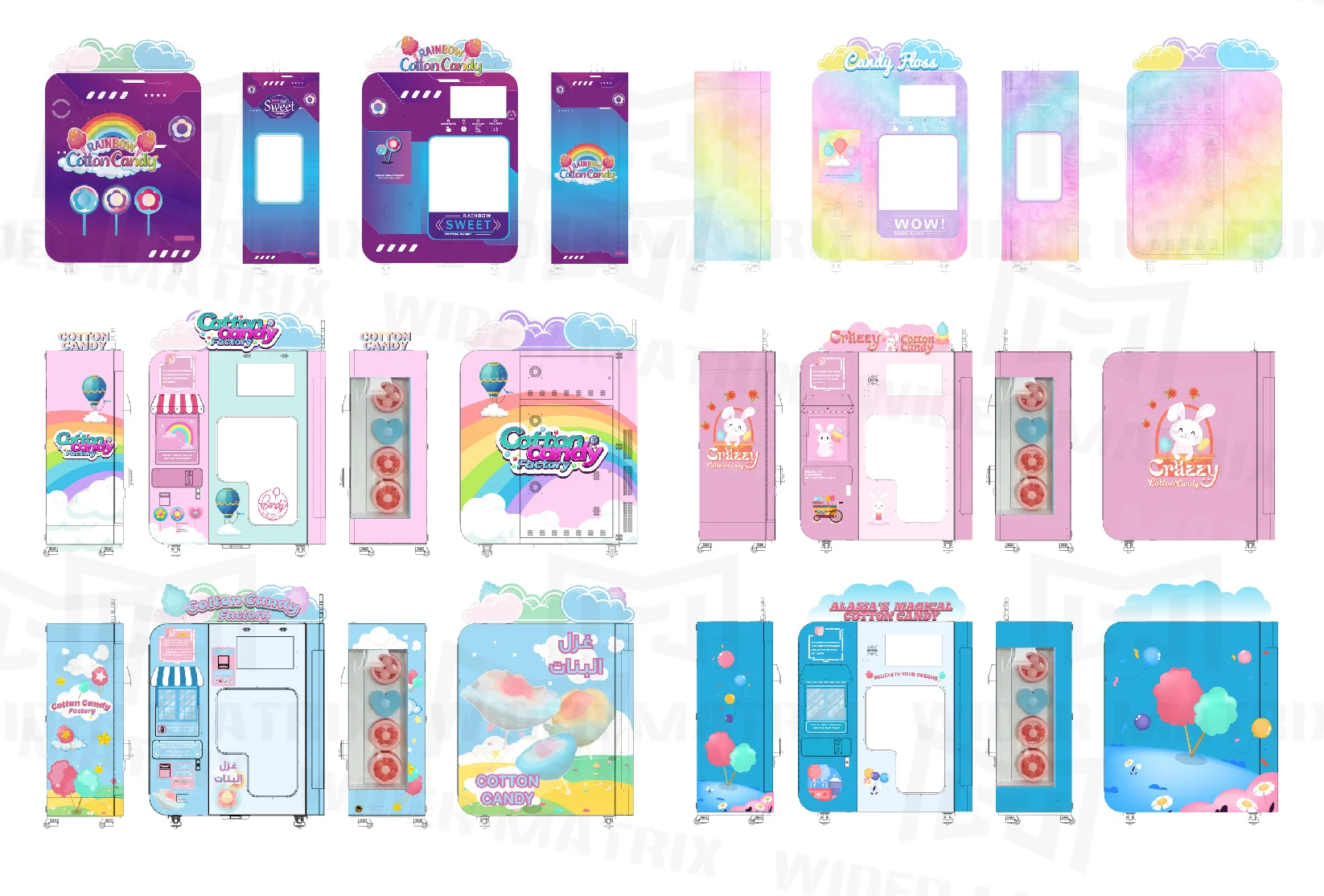 Accessories/spare Parts for Automatic Cotton Candy Vending Machine