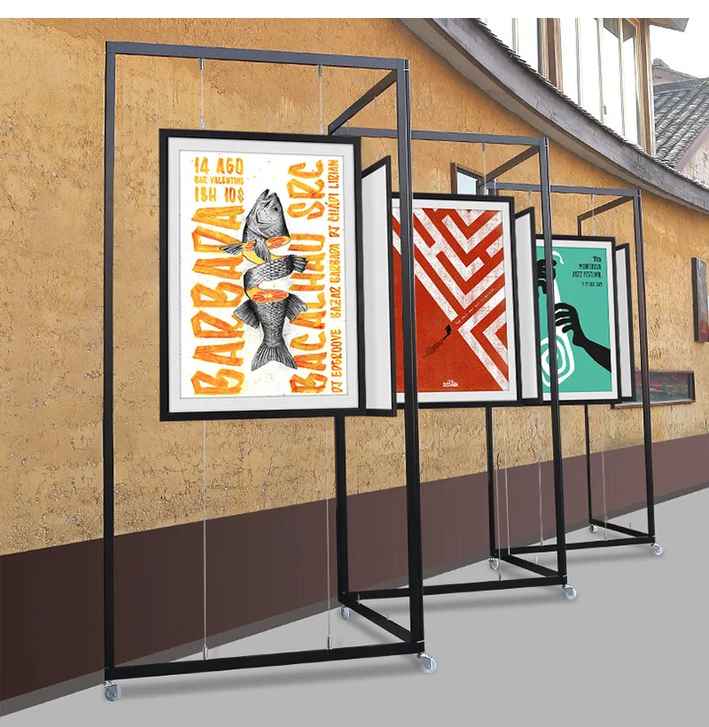 Modular Art Gallery Display Boards - Movable & Stylish