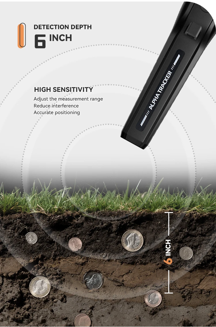 IP68 Fully Waterproof Metal Detector Handheld MC01 Metal Detector ...