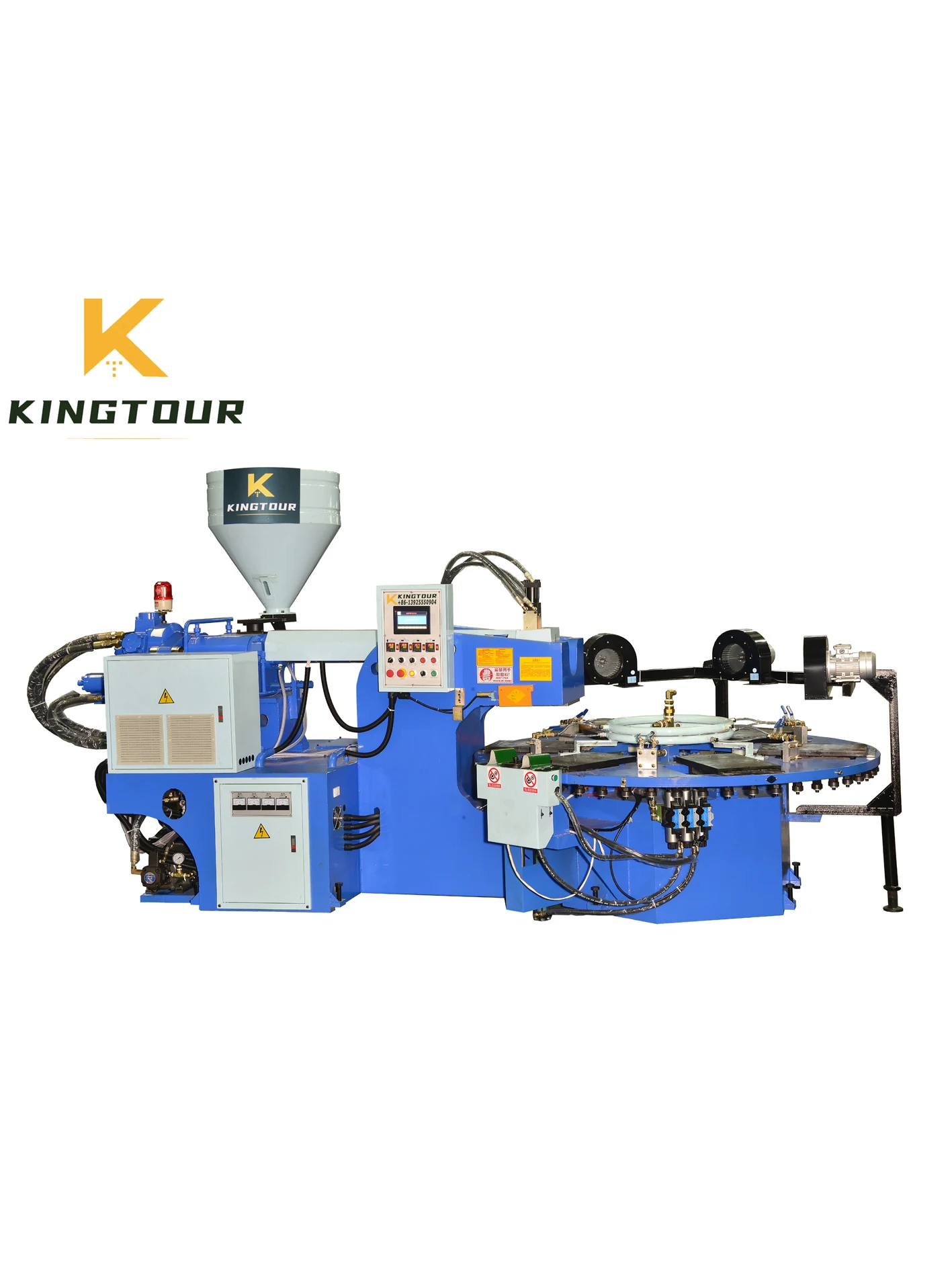 Rotary One Color PVC Sole Injection Molding Machine KT-666