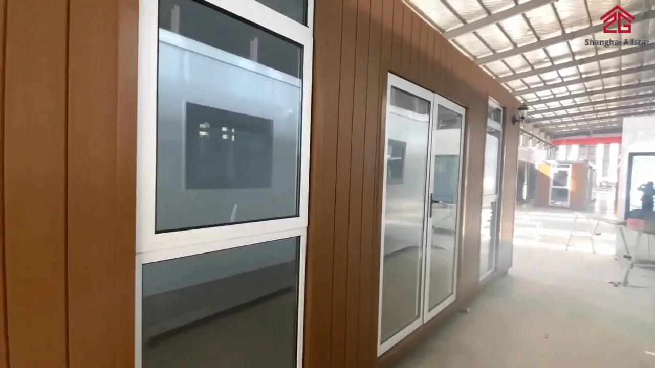 Prefab Modular Mobile Fixed Container House With Bathroom Coffee Shop Portable House Container ...