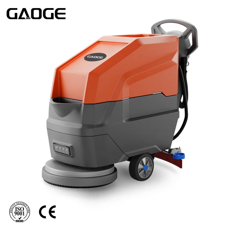 Gaoge Factory A1 Walk Behind Handheld Automatic Single Disc 19" Brush ...