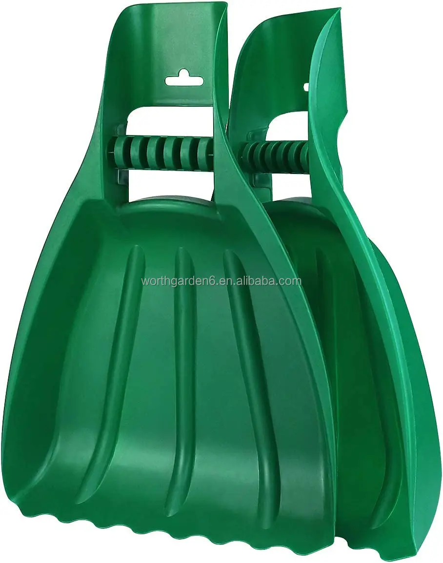 Efficient Garden Leaf Collection with Worth's Rake Grabber
