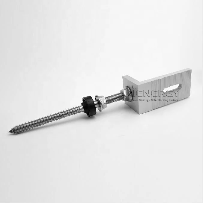 Photovoltaic system Solar panel mounting bracket roof tiles L foot and ...