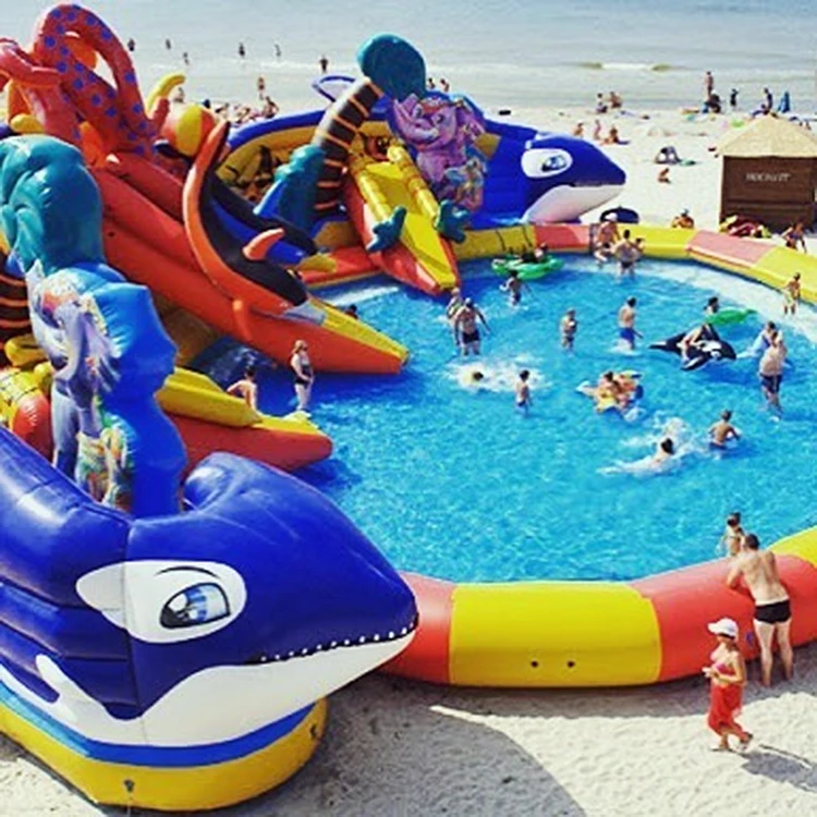 Outdoor 30 Foot Tall Inflatable Water Slide - Fun & Safety