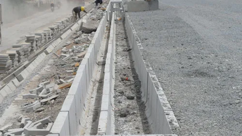 Plastic U-type Drain Moulds for Concrete Blocks - OEM Available