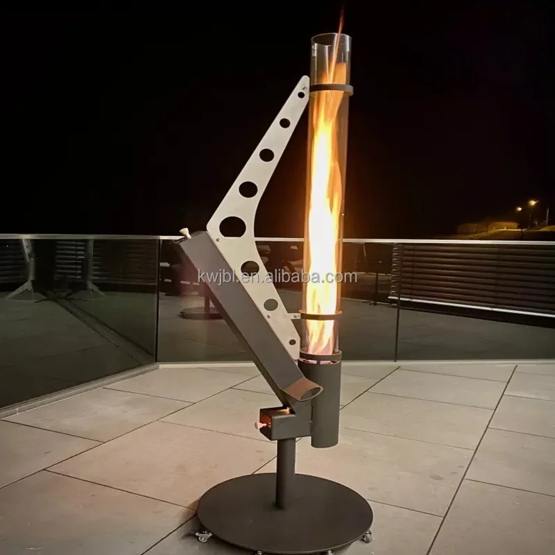 HNJBL Pellet Torch Fire Tube Rocket Stove - Eco-friendly
