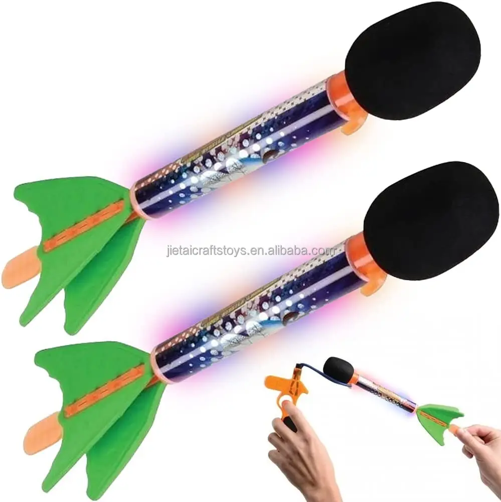 Light Up Sky Missiles For Kids Set Of 2 Flying Toys For Kids With ...