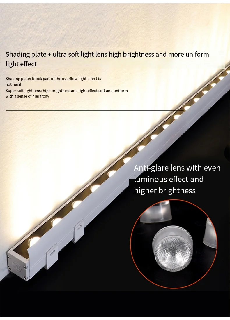 Dmx512 Architectural Exterior Linear Wall Wash Lighting Outdoor ...
