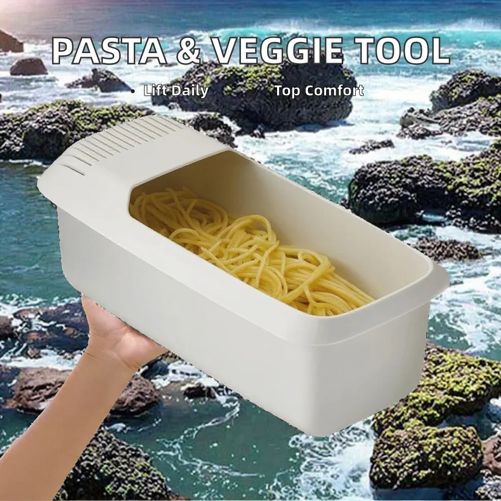 Efficient Microwave Pasta Maker & Vegetable Steamer Spaghetti Noodle ...