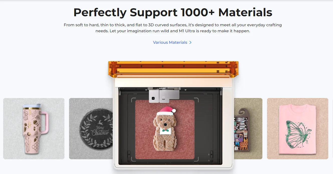 Xtool M1 Ultra 20W Deluxe Bundle - Ultimate 4-in-1 Craft Machine