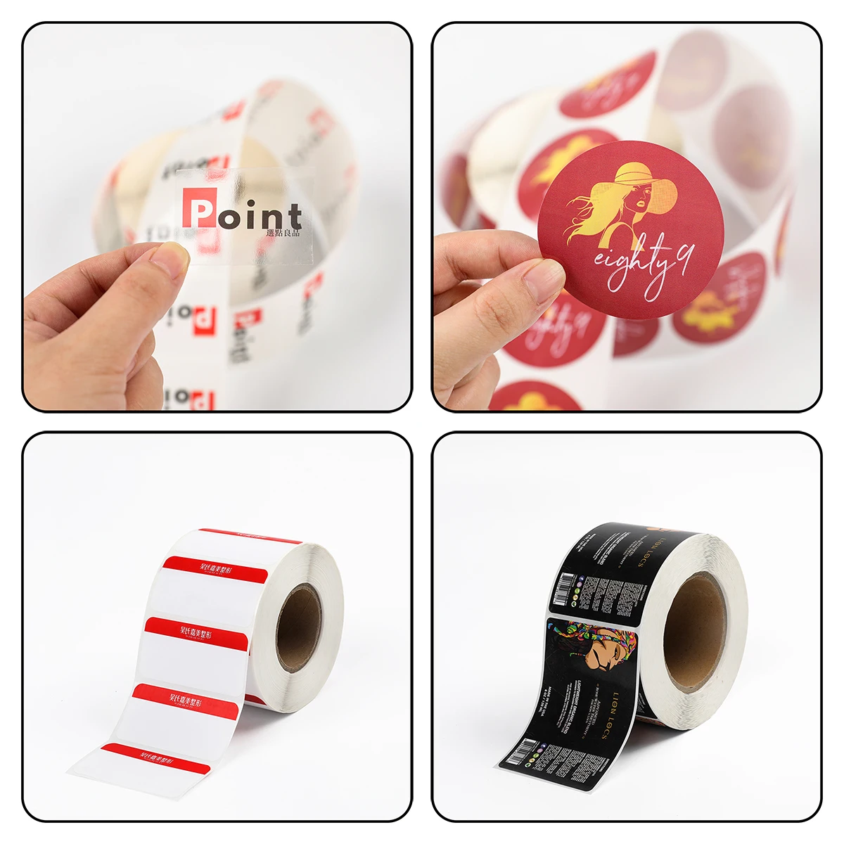 Custom Adhesive Vinyl Sticker Roll For Packaging - Buy Vinyl Sticker ...