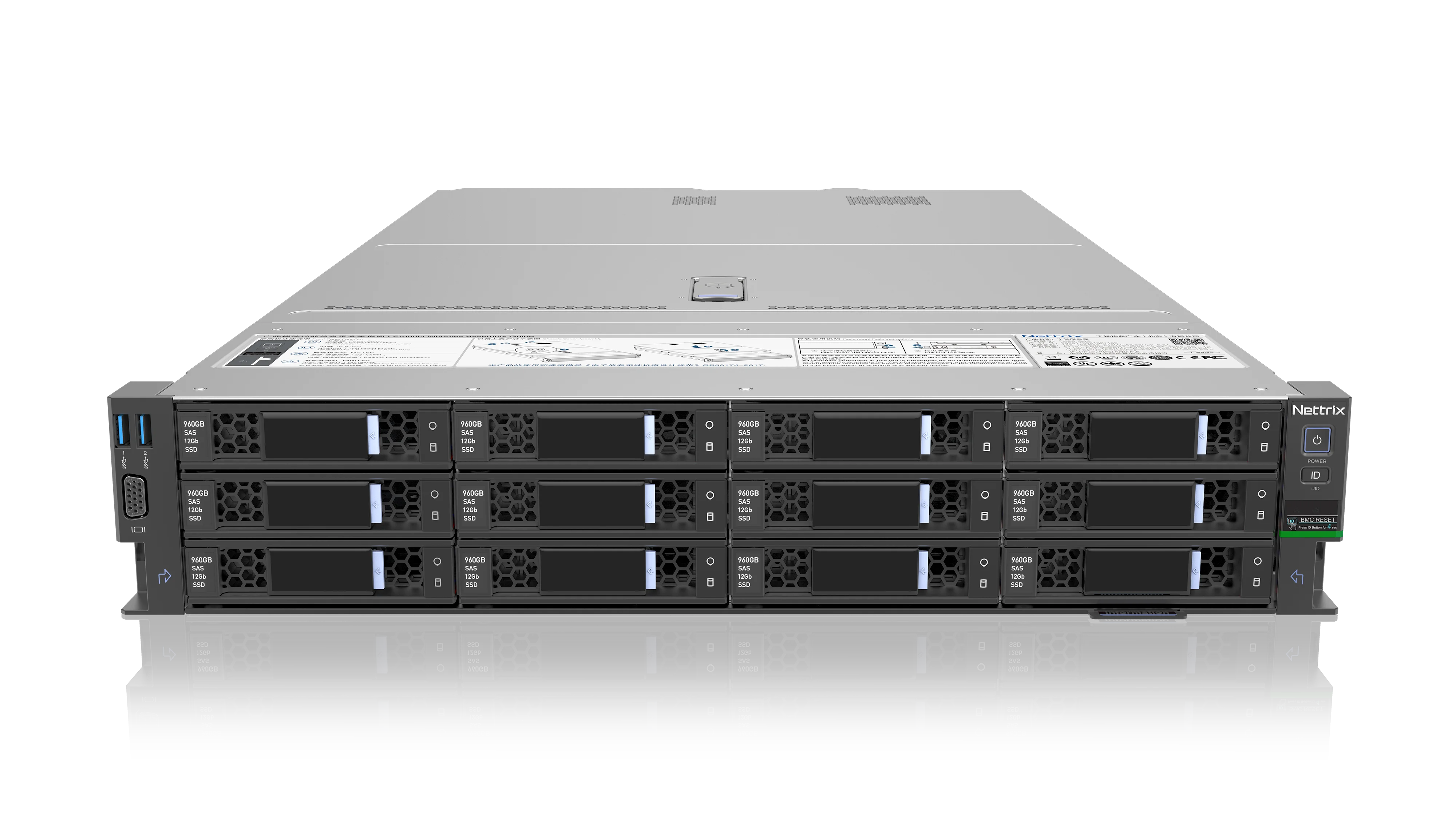 2u Rack Artificial Intelligence Server X620 G40 Supports 12 3.5-inch Or ...
