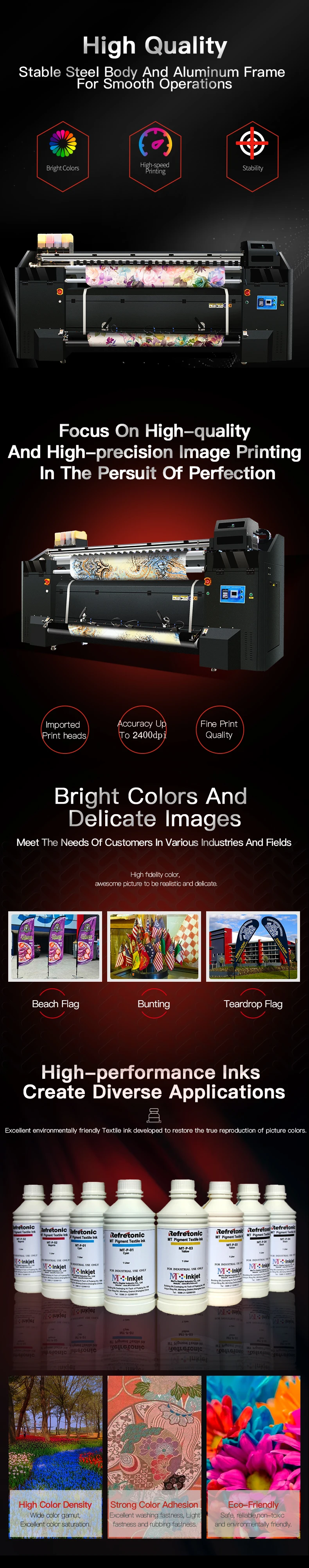 Mt Full Color Digital Inkjet Flag Printing Machine To Make Custom Flags ...