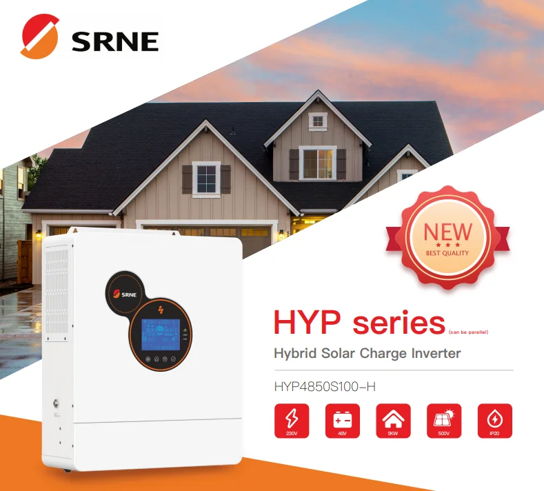SRNE 5kw On/off Grid Solar Inverter for Battery Storage