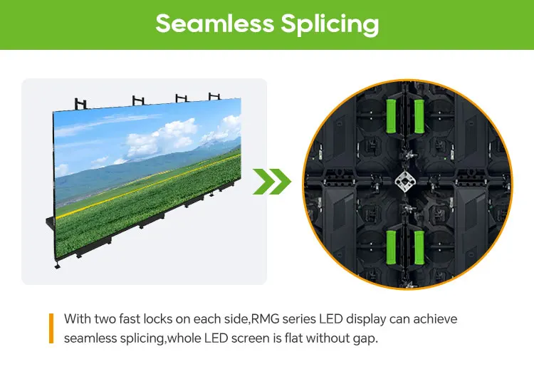 Stage Background Led Display Big Screen Outdoor P3.91mm Full Color ...