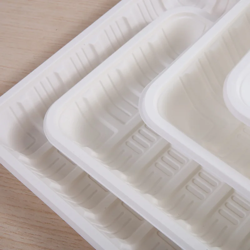 Biodegradable Cornstarch Food Trays Disposable Cornstarch Packaging ...