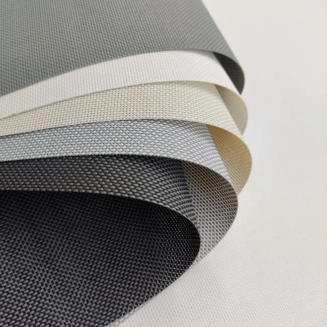 70% Pvc 30% Polyester Sunscreen Roller Blind Fabrics With High Quality ...