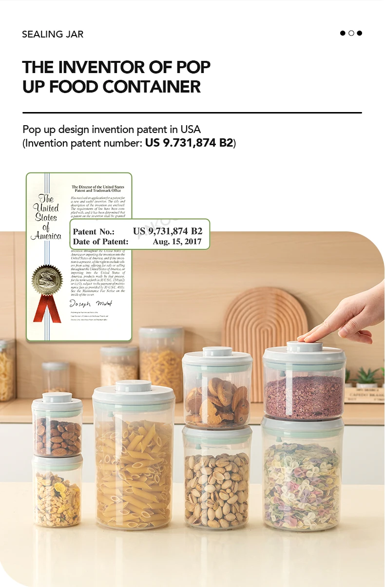 Transparent Kitchen Storage Containers - Airtight & Durable