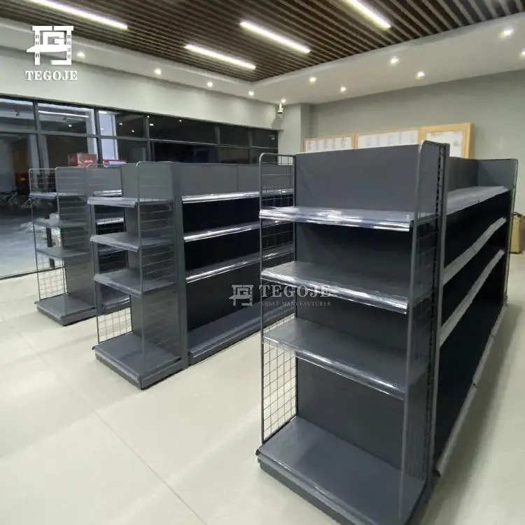 Modern Retail Shop Gondola Shelving System Grocery Store Used Supermarket Shelf Display Shelving ...