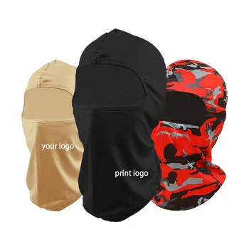 Face Mask Windproof Polyester Balaclava Fishing Head Cover Custom Logo ...