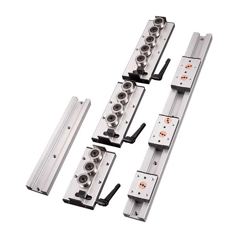 Double Axial Guide Rail Roller SGR10 Series Cnc Linear Guide Rail Block ...